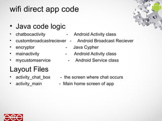 Wifi direct p2p app | PPT