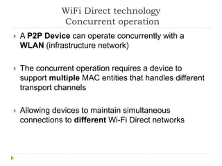 Wifi direct technology a technical report | PPT