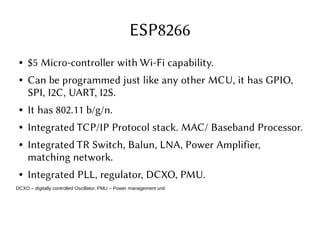 WiFi SoC ESP8266 | PDF