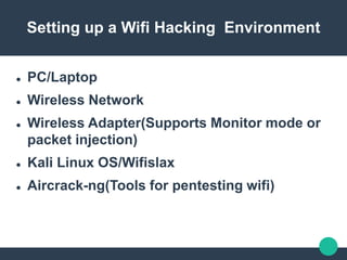 Wireless penetration testing | PPTX