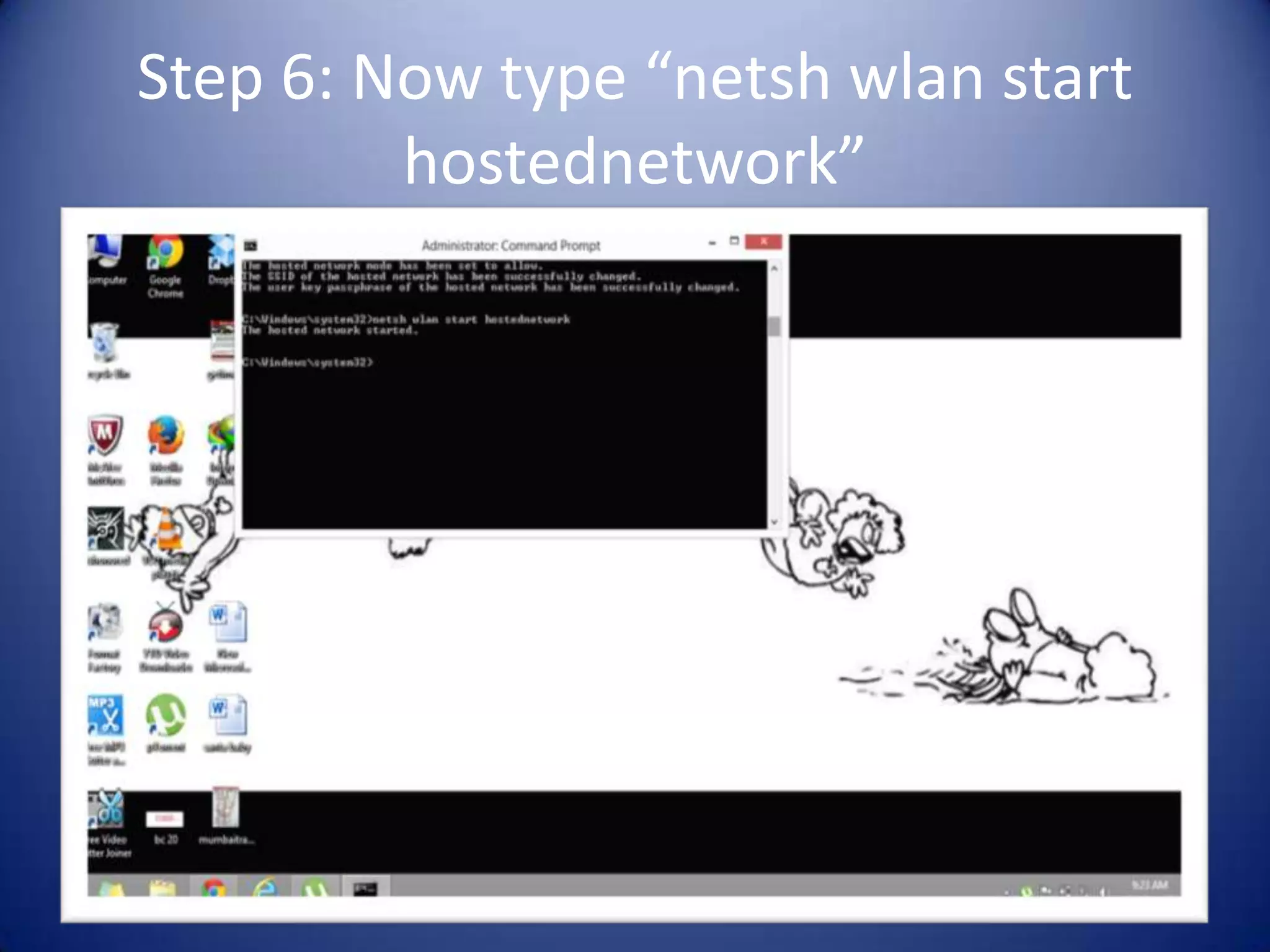 Create Wifi hotspot in Laptop | PPT
