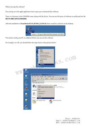 Wifi obd auto checker using step | PDF | Email | Internet