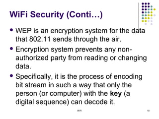 Wi-fi (ppt) by Mayank Saxena | PPT | Computer Networking | Computing
