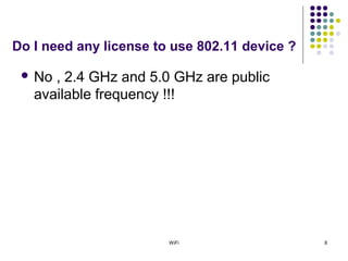 Wi-fi (ppt) by Mayank Saxena | PPT | Computer Networking | Computing