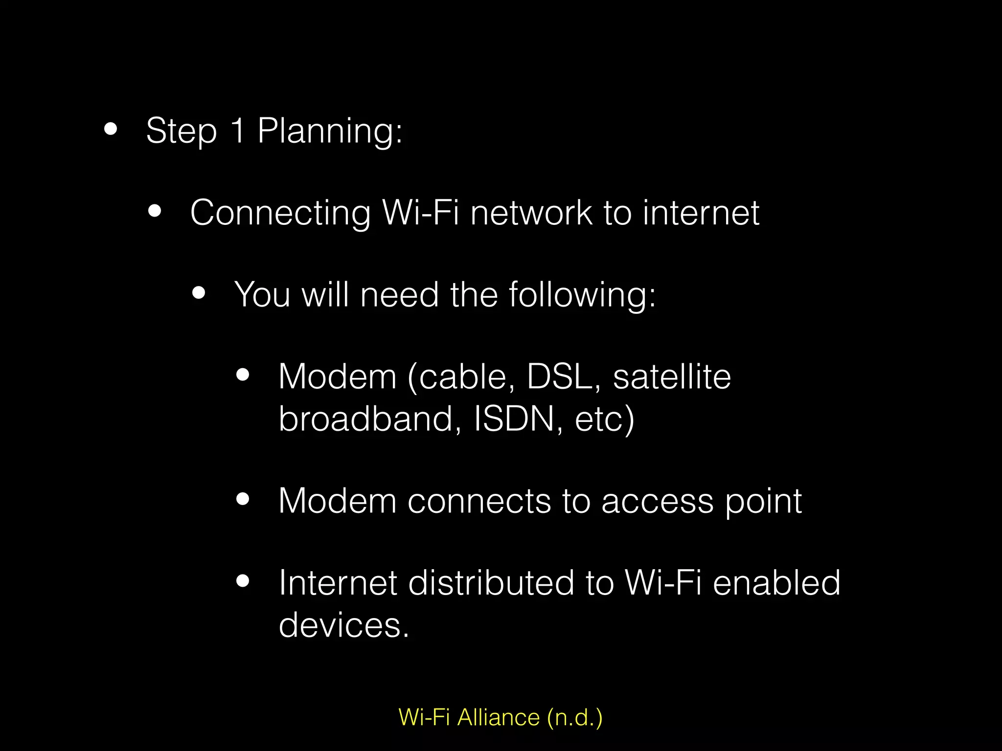 Wifi presentation | PPT