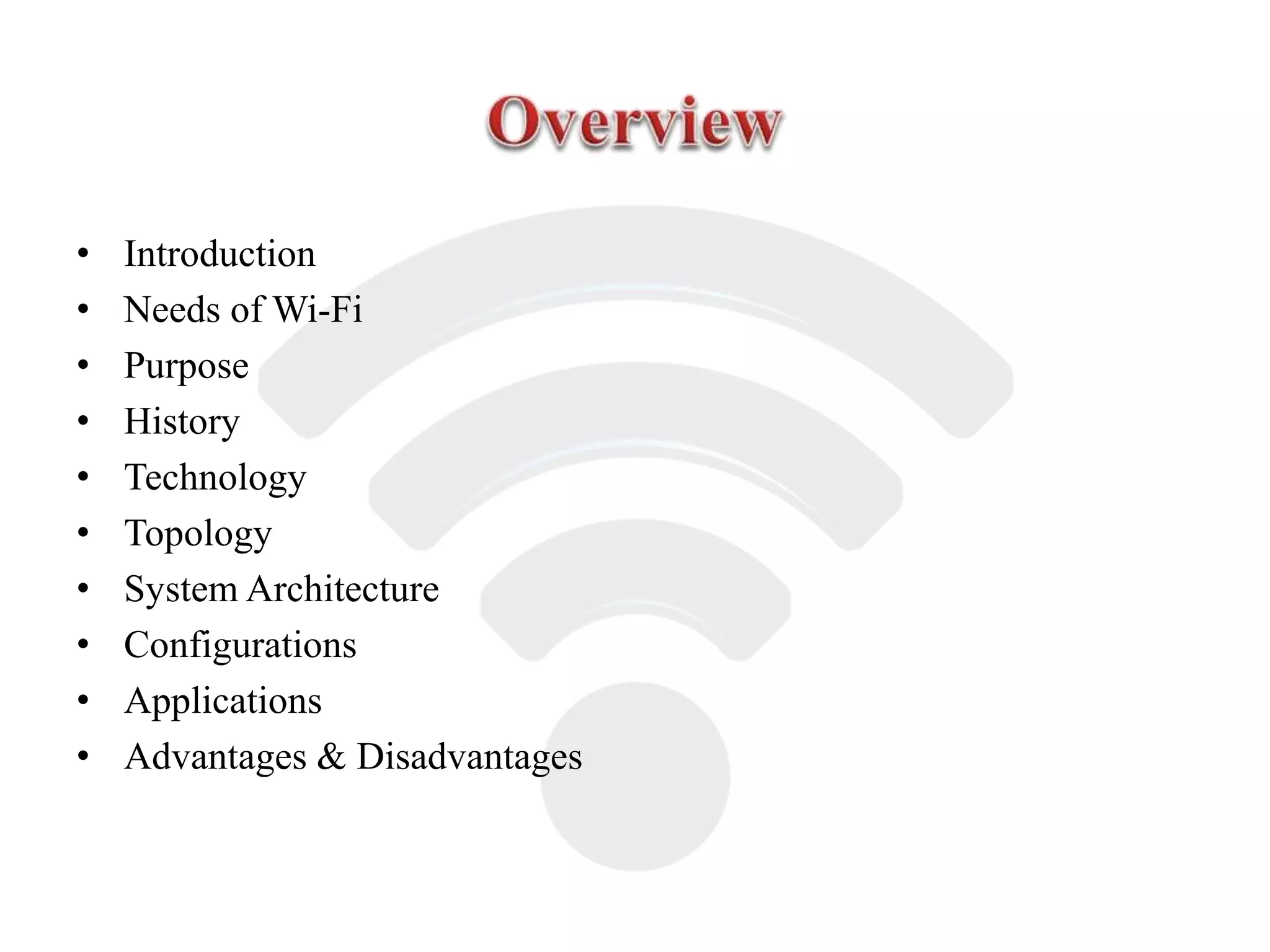 Wi fi presentation | PPT