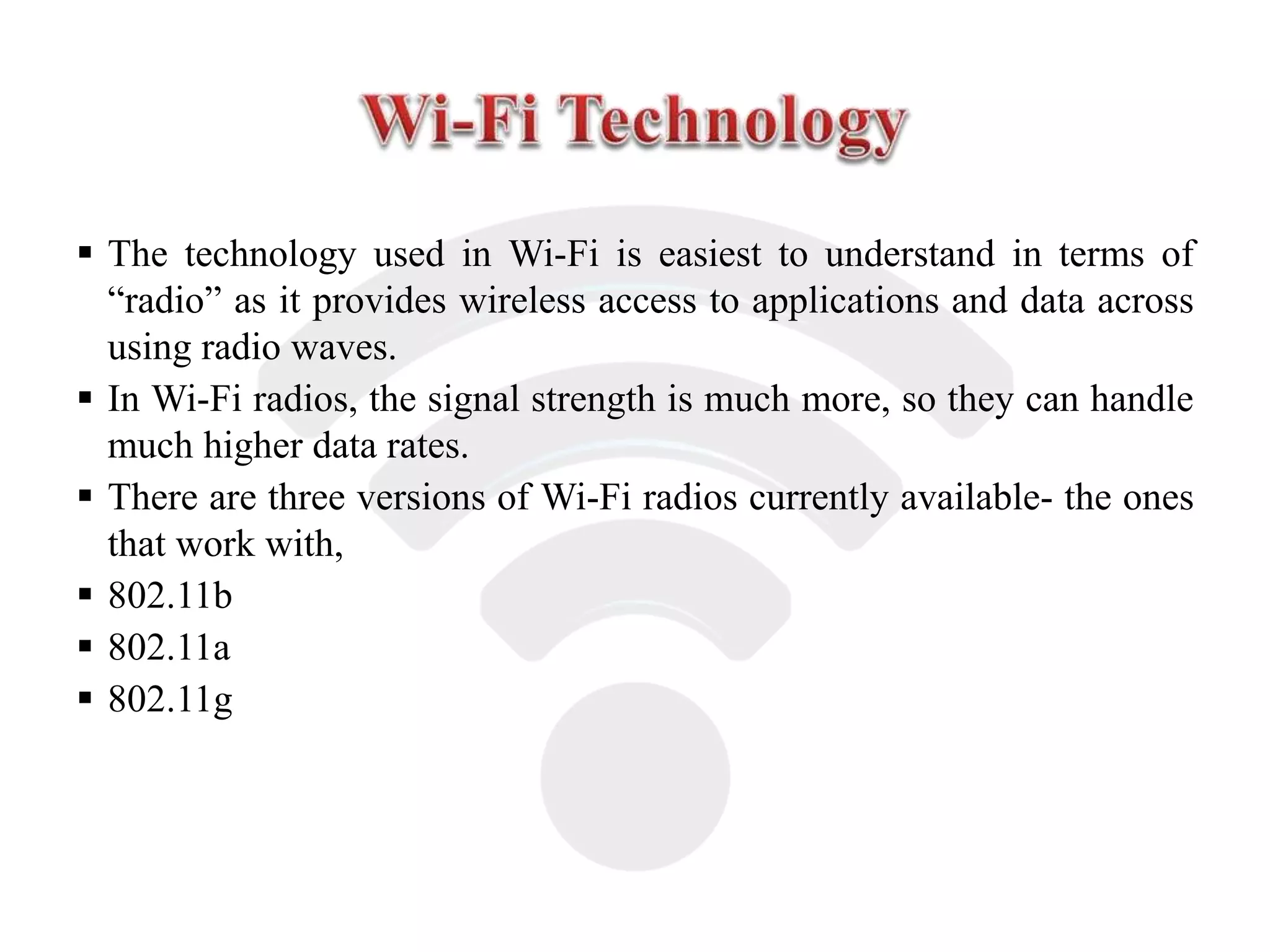 Wi fi presentation | PPT