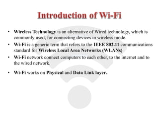 Wi fi presentation | PPT