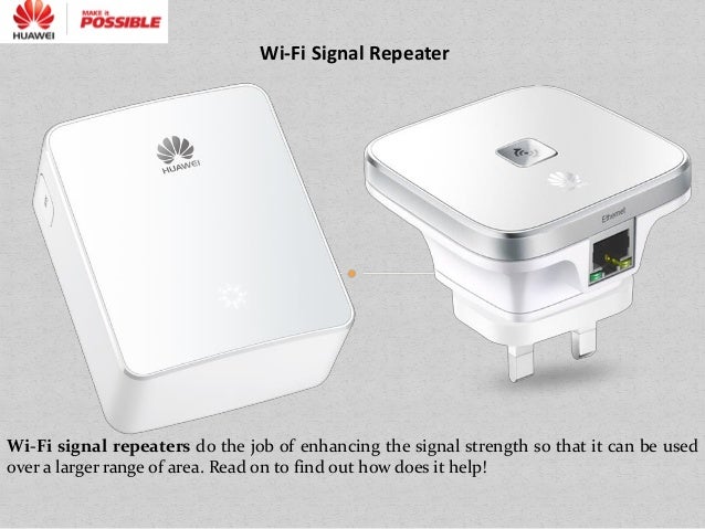 Huawei Wifi Repeaters