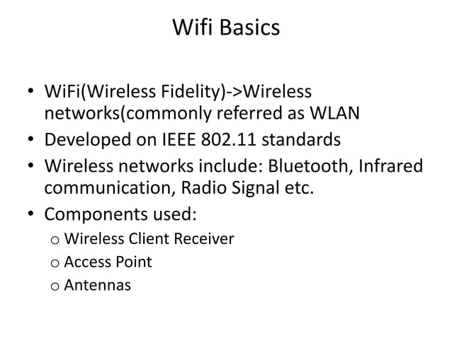 WiFi Secuiry: Attack & Defence | PPTX | Computer Networking | Computing