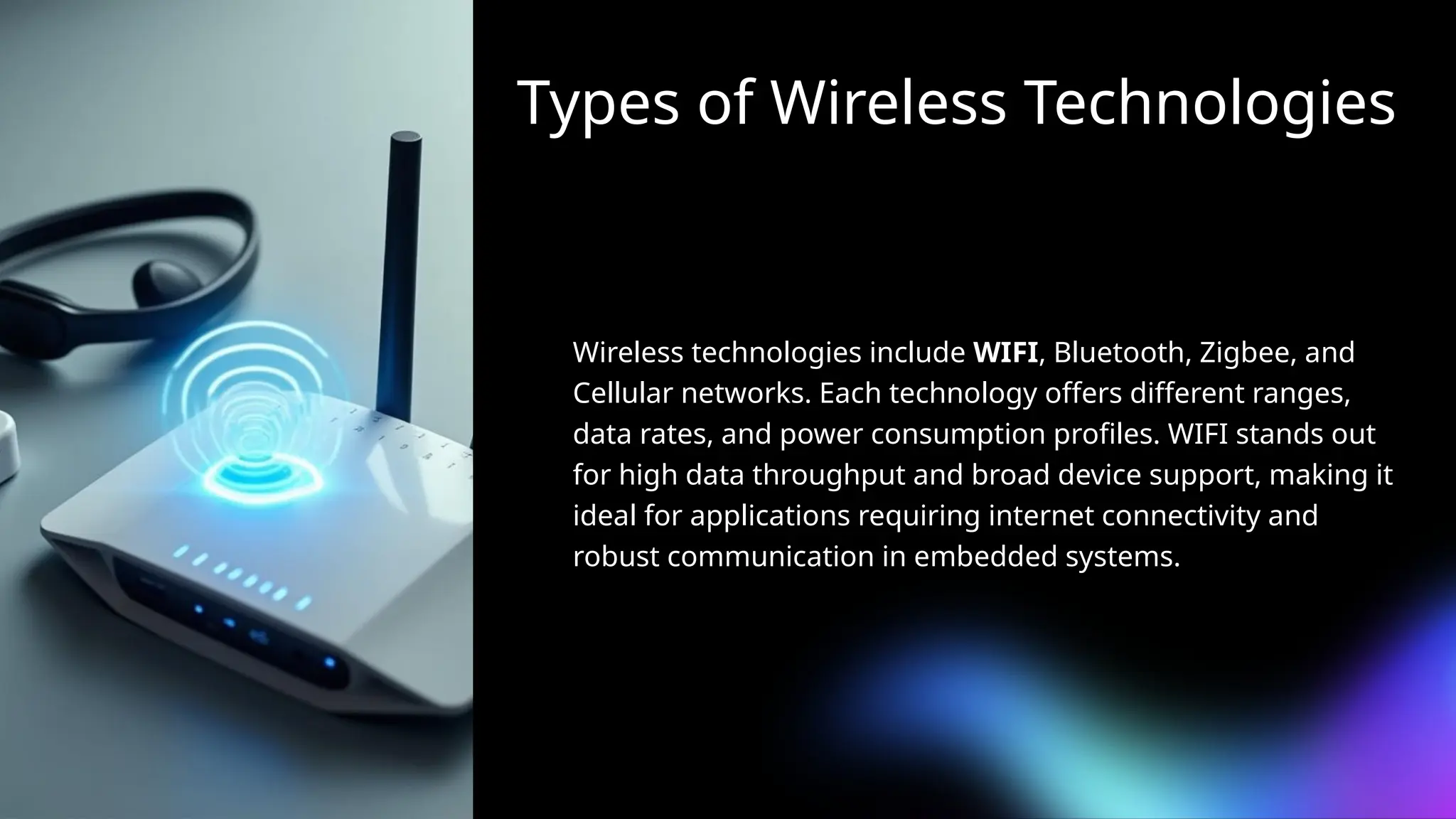 WIFI & STM32.pptx presentation of the embedded system | PPTX