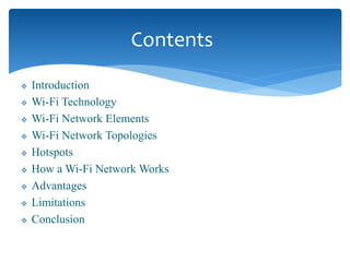 Wi fi technology | PPT