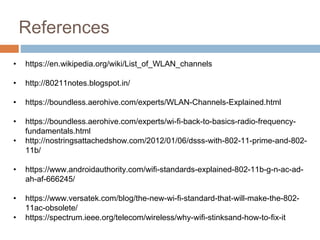 Wi fi technology | PPTX
