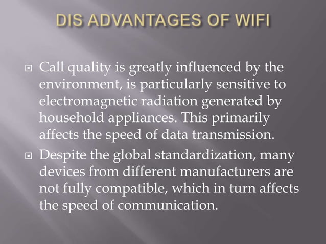 Wifi technology ppt | PPTX