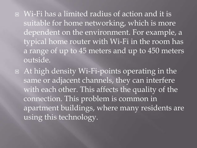 Wifi technology ppt | PPTX