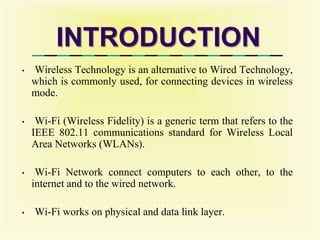 Wifi Technology ppt | PPTX