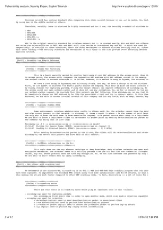 Wi-Foo Ninjitsu Exploitation | PDF | Computer Networking | Computing