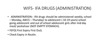 WEEKLY IRON AND FOLIC ACID PROG pdf | PDF