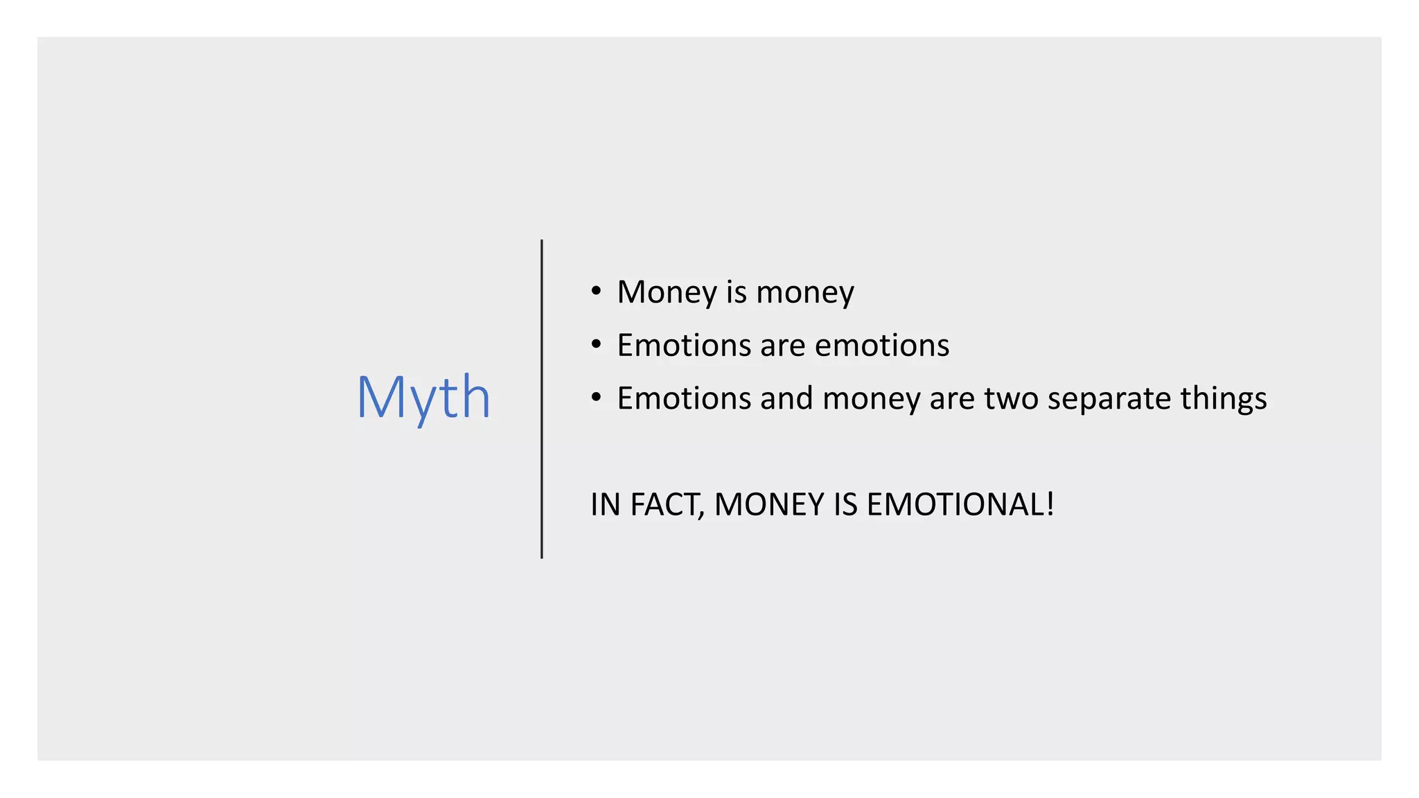 Uncovering Emotions Behind the Money | PPTX