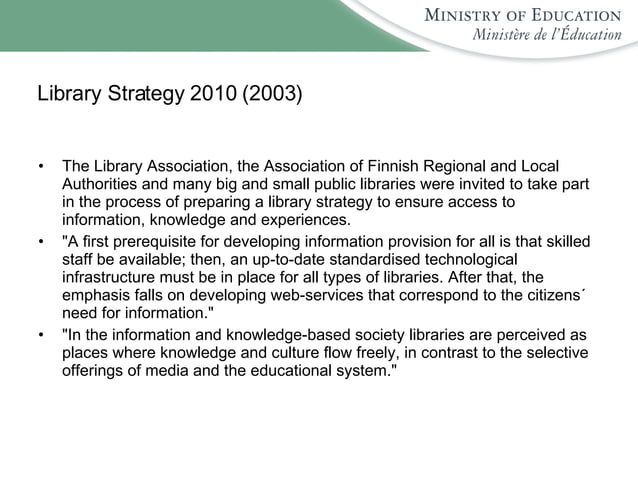 Services for a new generation of library users | PPT | Internet | Computing