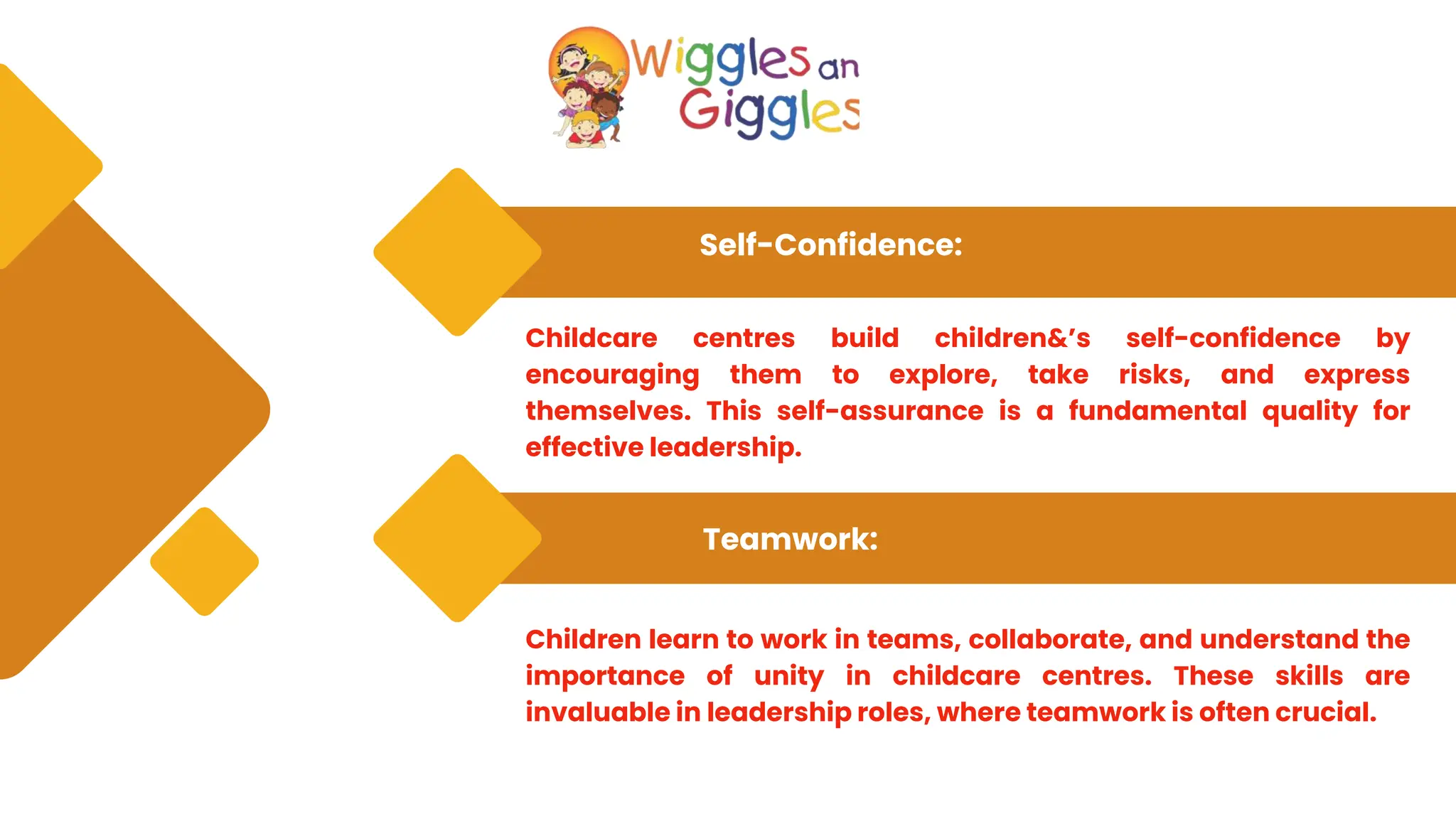 Wiggle and Giggles - From Playtime to Prime Time How Child Care Centers ...