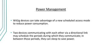 WiGig PPT | PPT