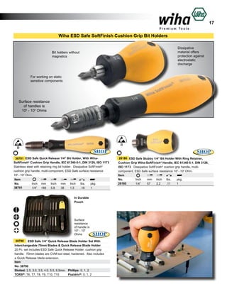 Wiha ESD Safe Tools Catalog | PDF