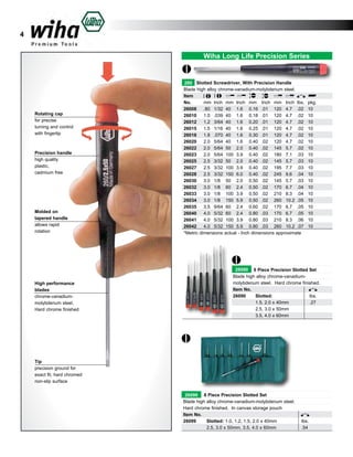 Wiha Tech Tools Catalog | PDF