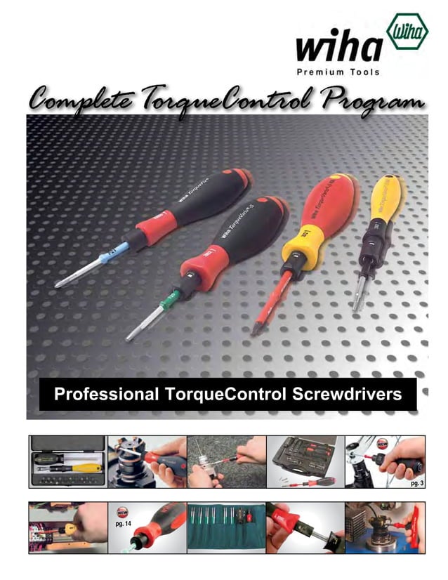 Wiha Torque Control Catalog | PDF | Computer Peripherals | Computing