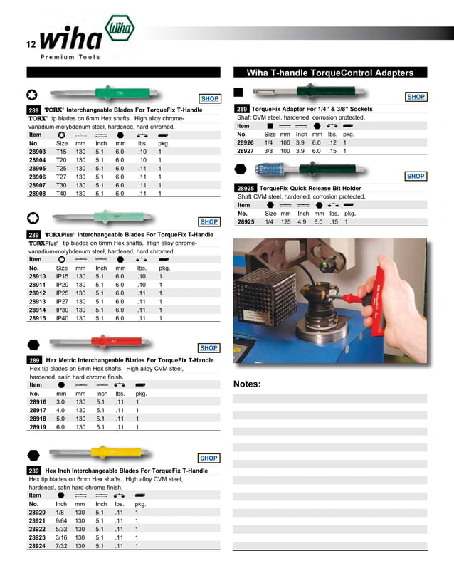 Wiha Torque Control Catalog | PDF | Computer Peripherals | Computing