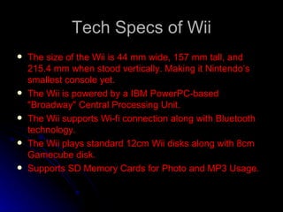 Wii- Nintendo's Ultimate Revolution | PPT