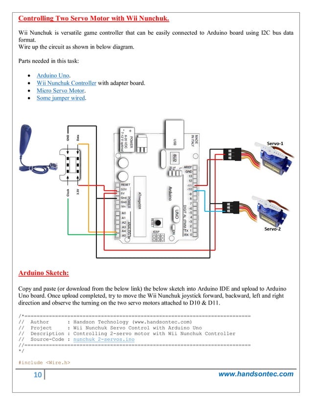 Wii Nunchuk for Arduino | PDF | Computer Peripherals | Computing