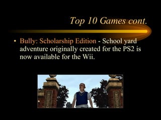 Wii Presentation | PPT