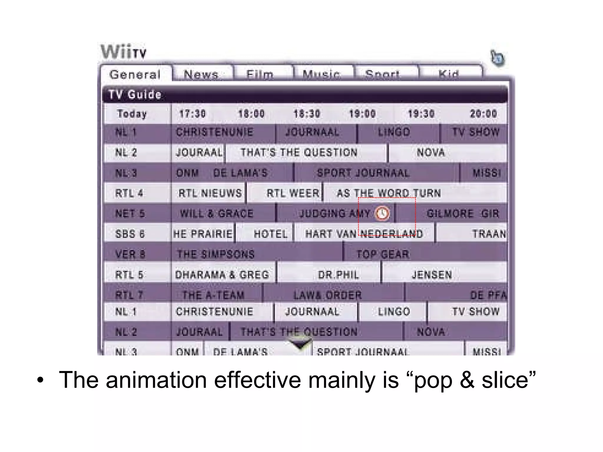 Wii Tv Epg Interface Design Handover | PPT