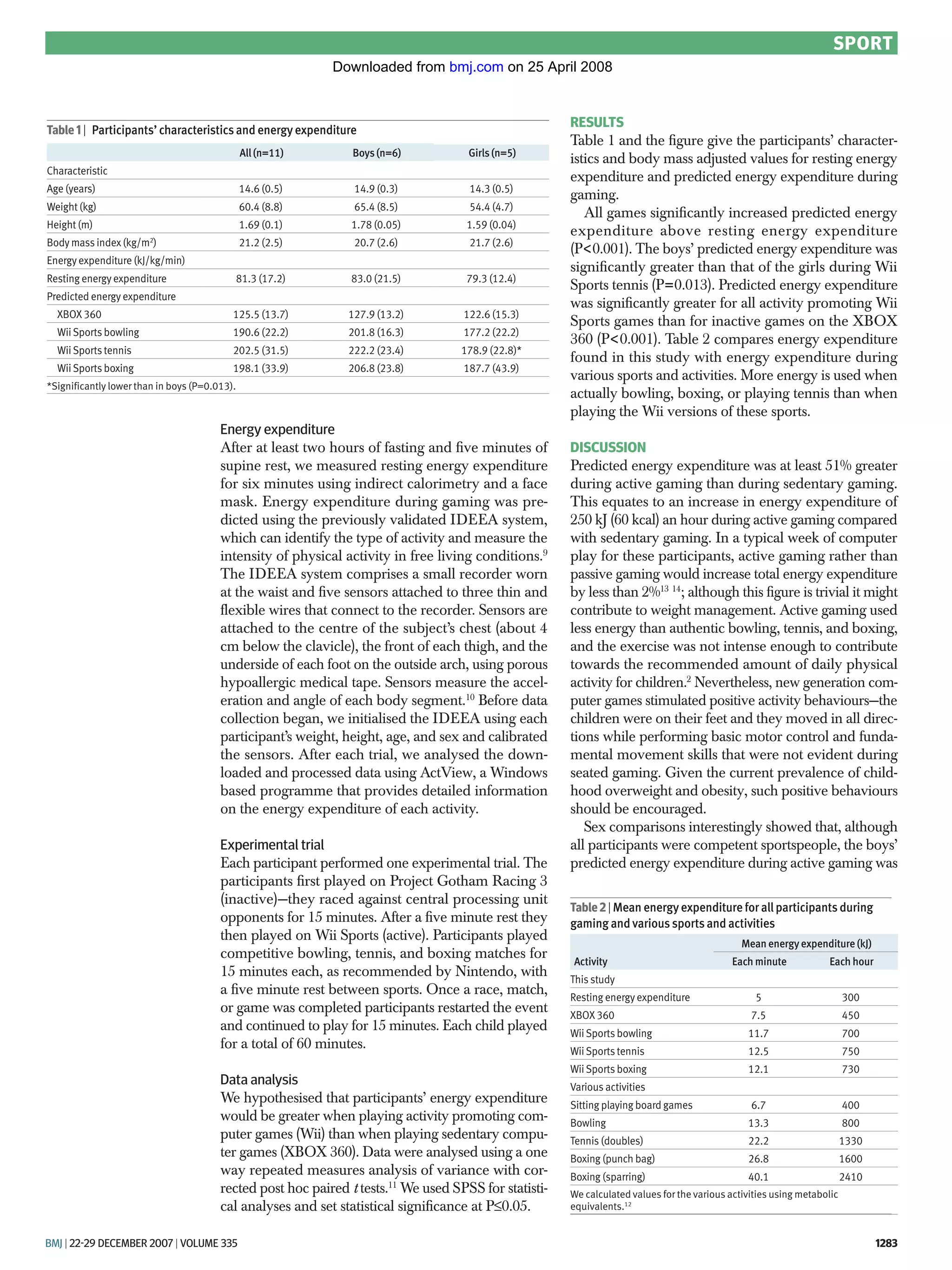 Wii energy use | PDF