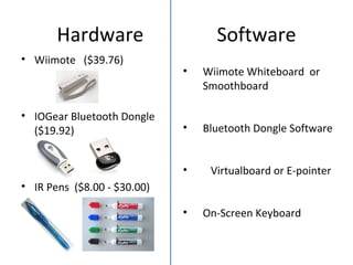Wiimote Whiteboard | PPT | Computer Peripherals | Computing