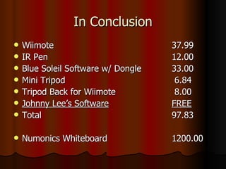 Wiimote Whiteboard | PPT