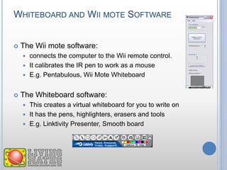 Wii mote whiteb presentation | PPTX