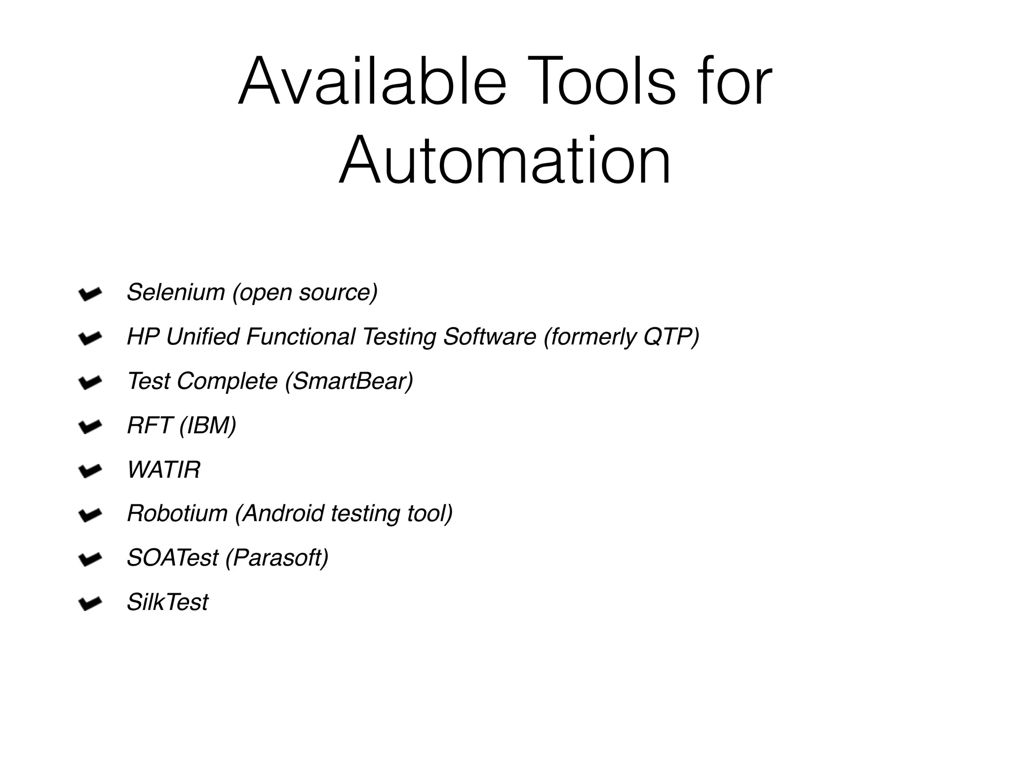 Introduction to automation testing | PDF | Educational Assessment ...