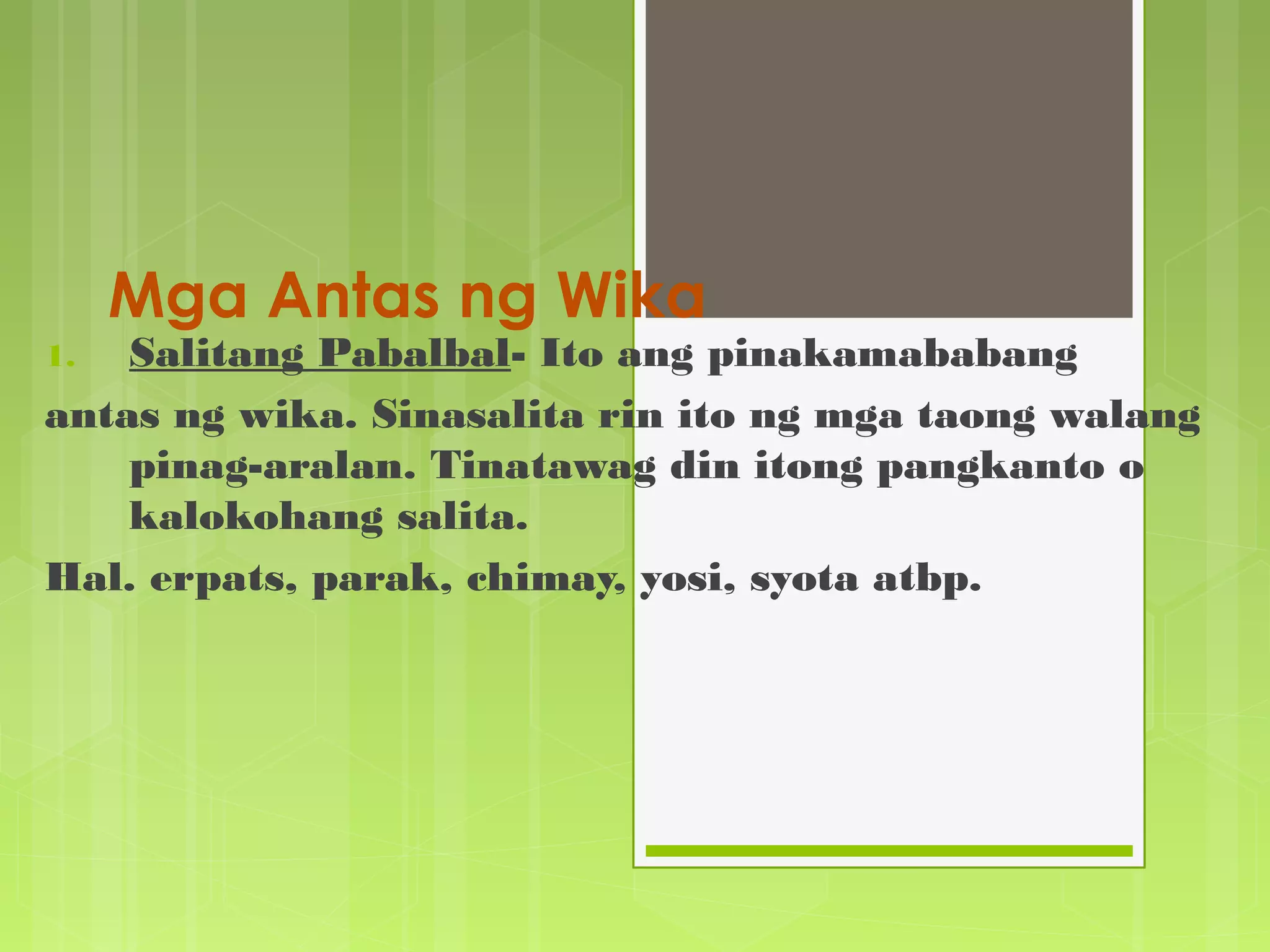 Wika | PPT