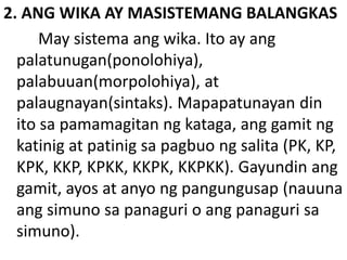 Konseptong Pangwika | PPTX