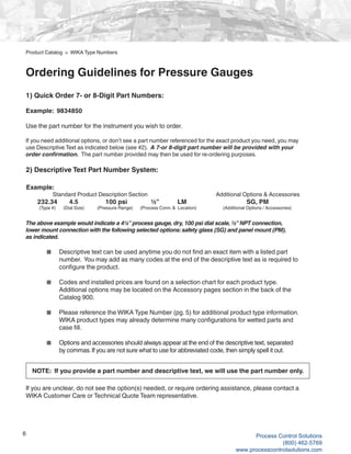 Wika Pressure and Temperature Measurement Product Catalog | PDF