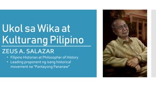 Ukol sa Wika at Kulturang Pilipino ni Zeus A. Salazar | PDF