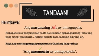 Gamit ng Pang-uri Grade 6 | PDF