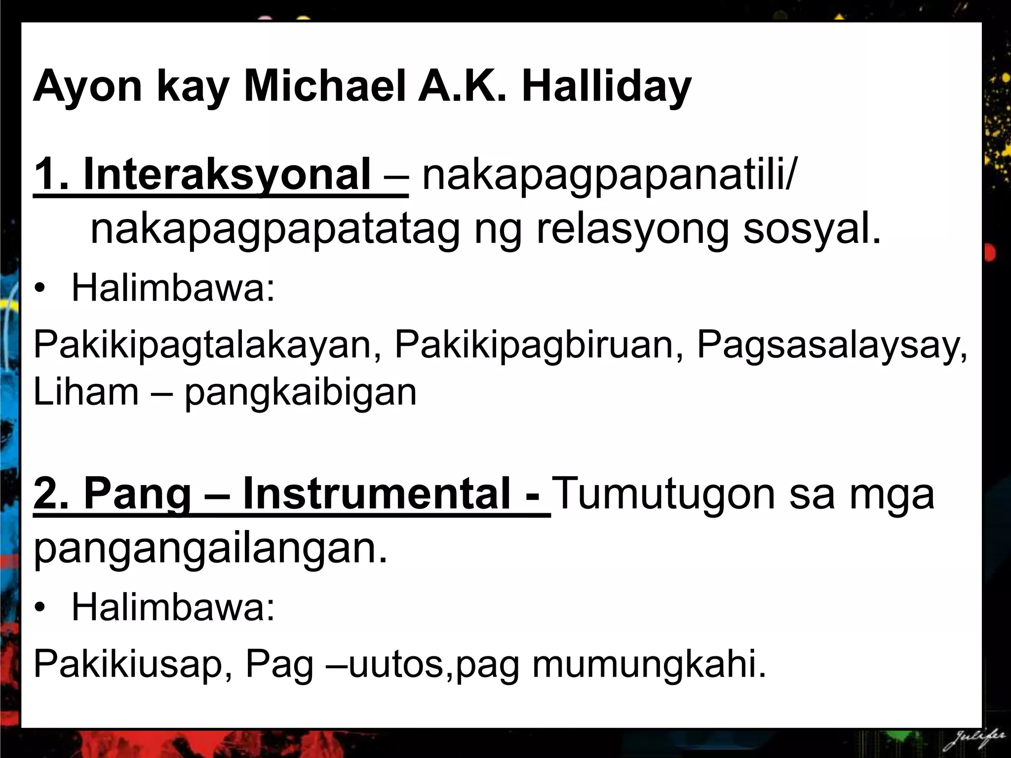 Wika, lipunan, at kultura | PPTX