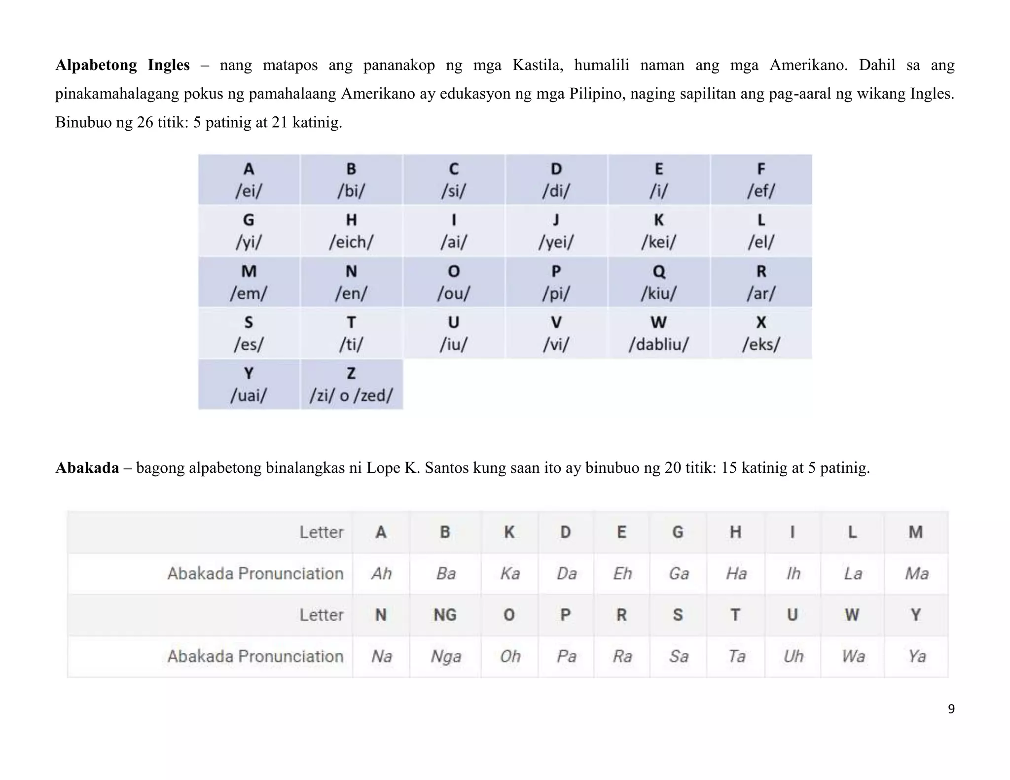 Wikang Filipino | DOCX