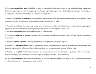 Wikang Filipino | DOCX