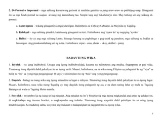 Wikang Filipino | DOCX