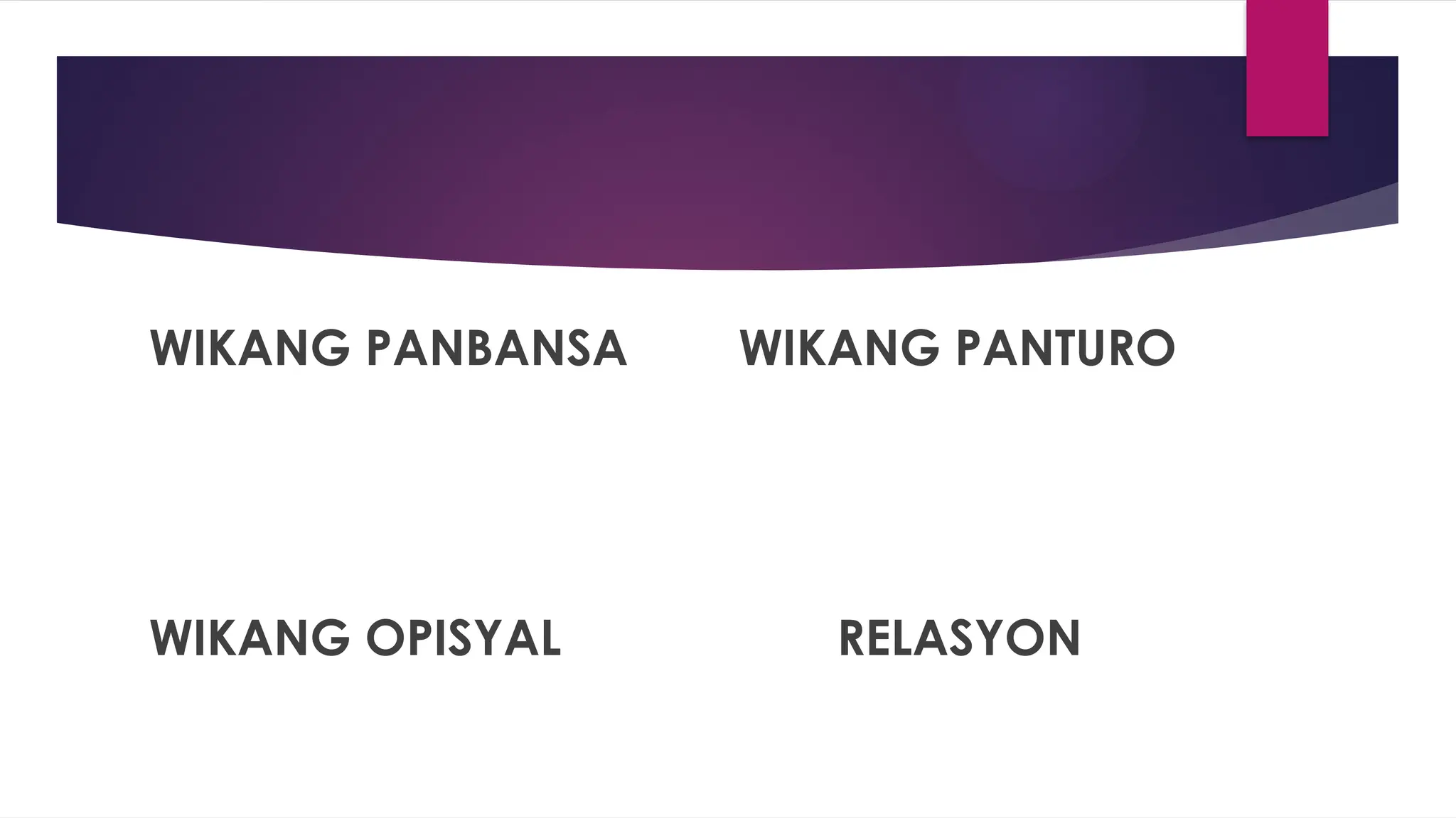 Komunikasyon at pananaliksik (WIKANG OPISYAL).pptx | Free Download