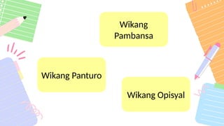 wikang opisyal, wikang pambansa, panturo.pptx